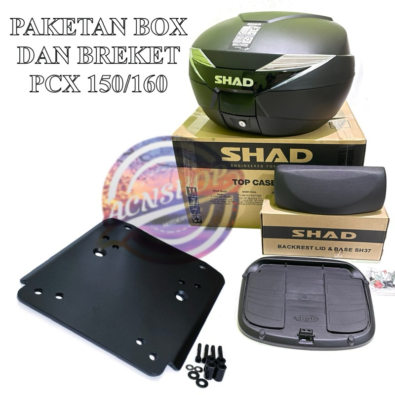 Jual BOX SHAD SH39 PLUS BREKET BOX MOTOR PCX 150 - PCX 160 NEW 2021 ...