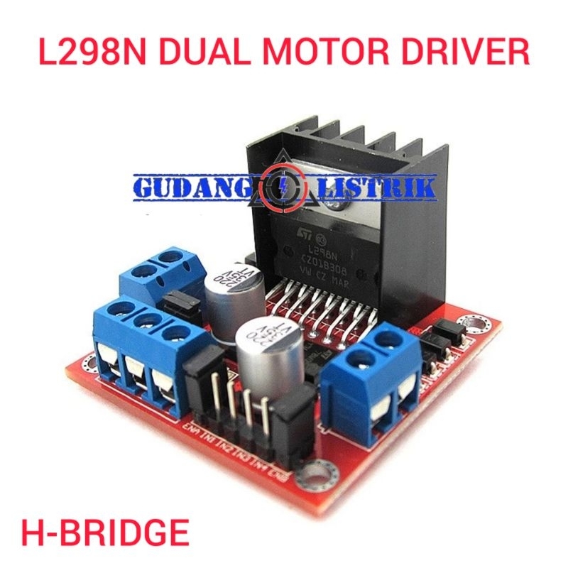 Jual L298N Module Dual Motor Driver H-Bridge 25W Microcontroller RC ...