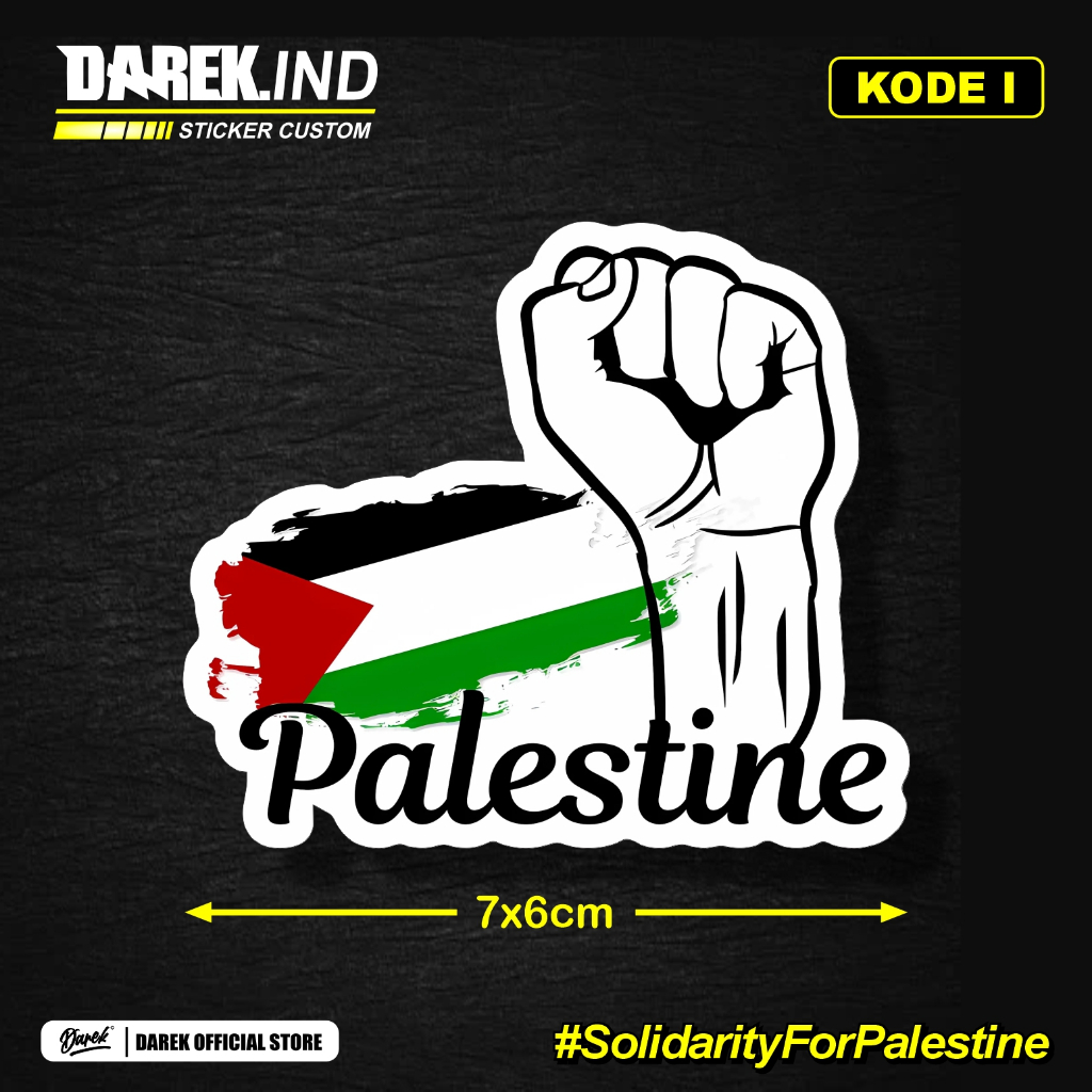 Jual STIKER FREE PALESTINE PRINT CUT, STICKER VYNIL SAVE GAZA PALESTINA ...