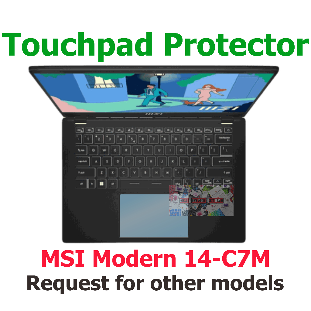 Jual Touchpad Trackpad Protector MSI Modern 14-C7M | Shopee Indonesia