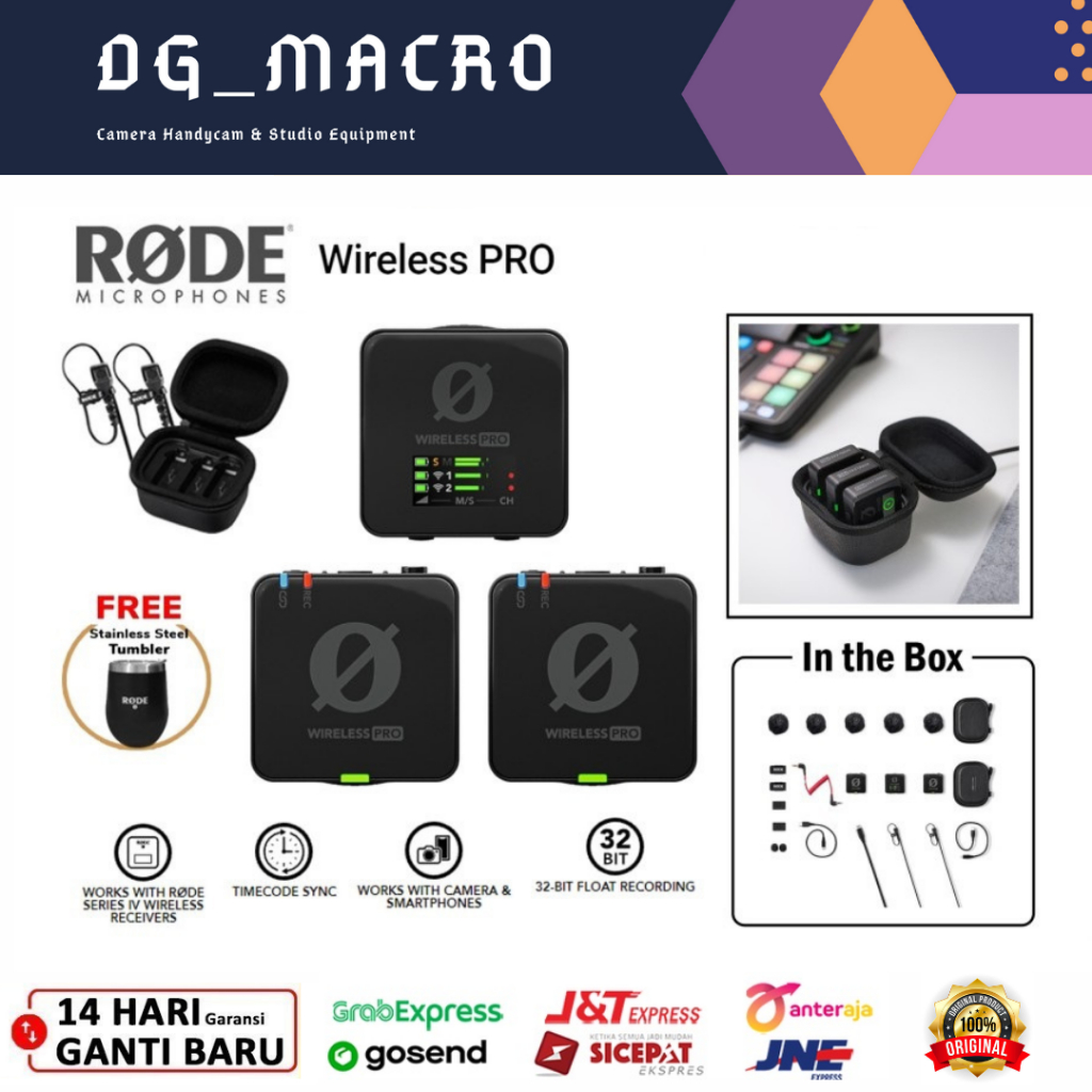 Jual Rode Wireless PRO 2-Person Wireless Microphone Rode Mic PRO ...