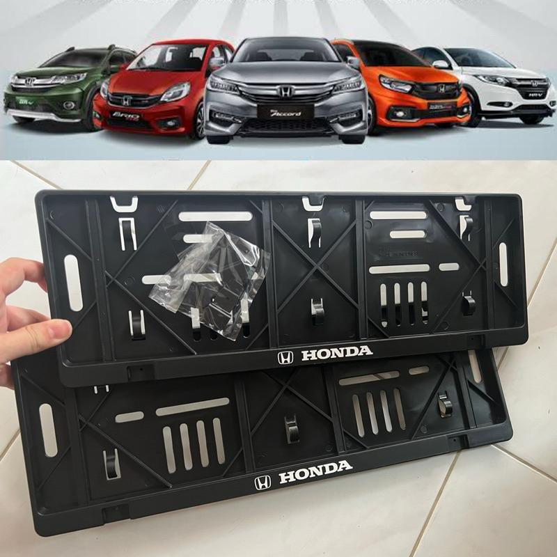 Jual frame cover plat nomor Honda | Shopee Indonesia