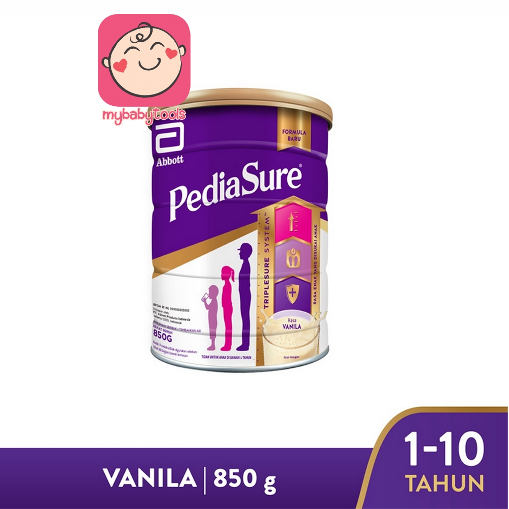 Jual PEDIASURE TRIPLESURE VANILA MADU 850gr SUSU FORMULA PERTUMBUHAN ANAK KEMASAN BARU | Shopee ...