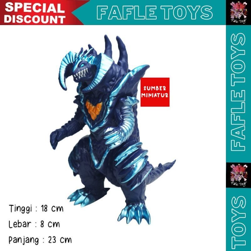 Jual Action Figure Sphere Geomos Kaiju Ultraman Dyna Bahan Karet Vinil ...