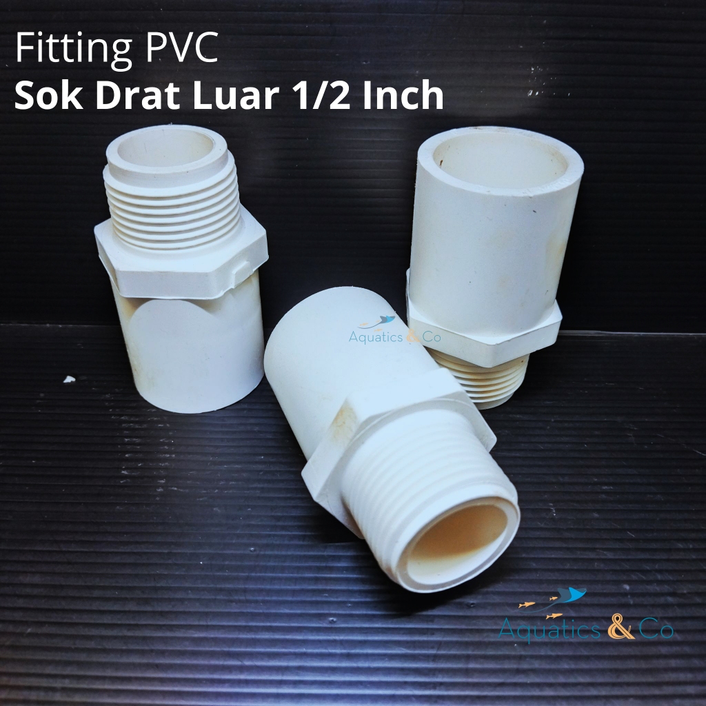 Jual Sok Drat Luar 1/2" Fitting PVC Pralon Valve Socket AW 1/2 Inch Putih / AQC22108 | Shopee ...