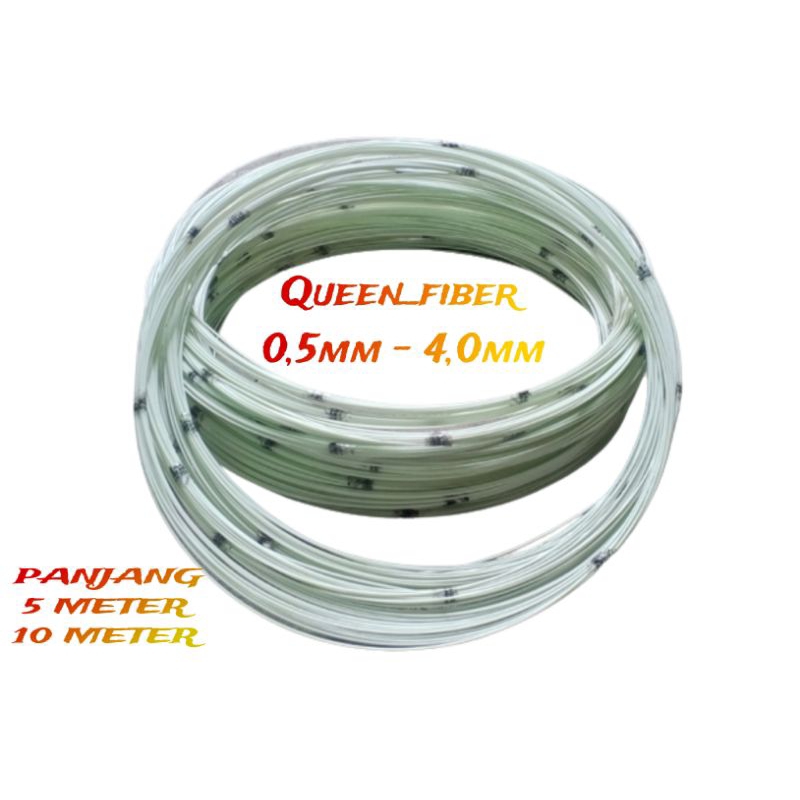 Jual Jeruji fiber putih susu panjang 5meter - 10meter 0.5mm 1mm 1.3mm 1 ...