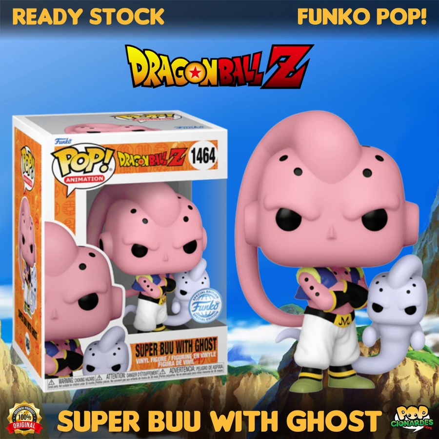 Jual Funko POP Anime - Dragon Ball Z - Super Buu with Ghost #1464 ...