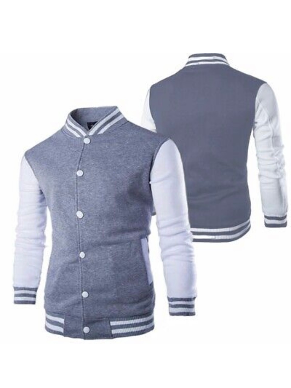 Jual Jaket Baseball Polos II Jaket Varsity Basic II College Jacket II ...