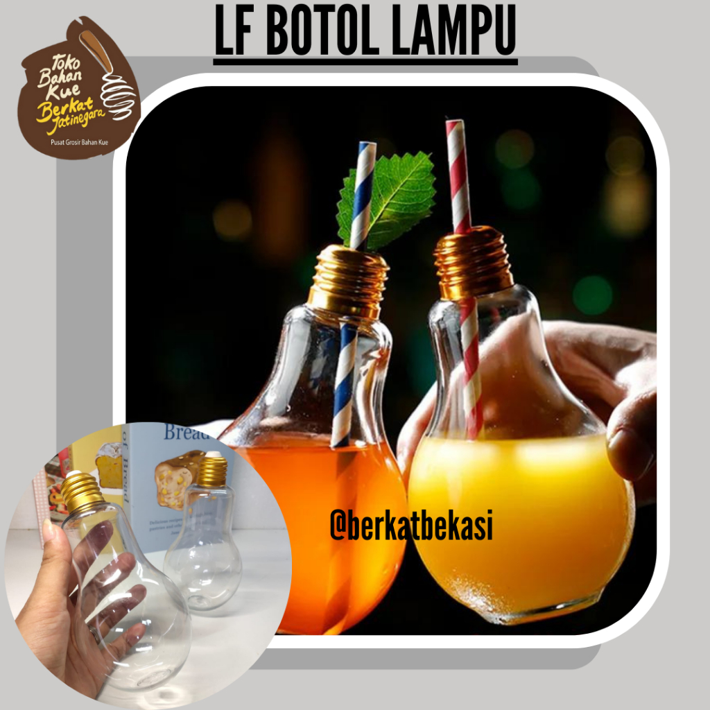 Jual BOTOL BOHLAM PLASTIK 250 ML / LF BOTOL LAMPU / BOTOL PLASTIK ...