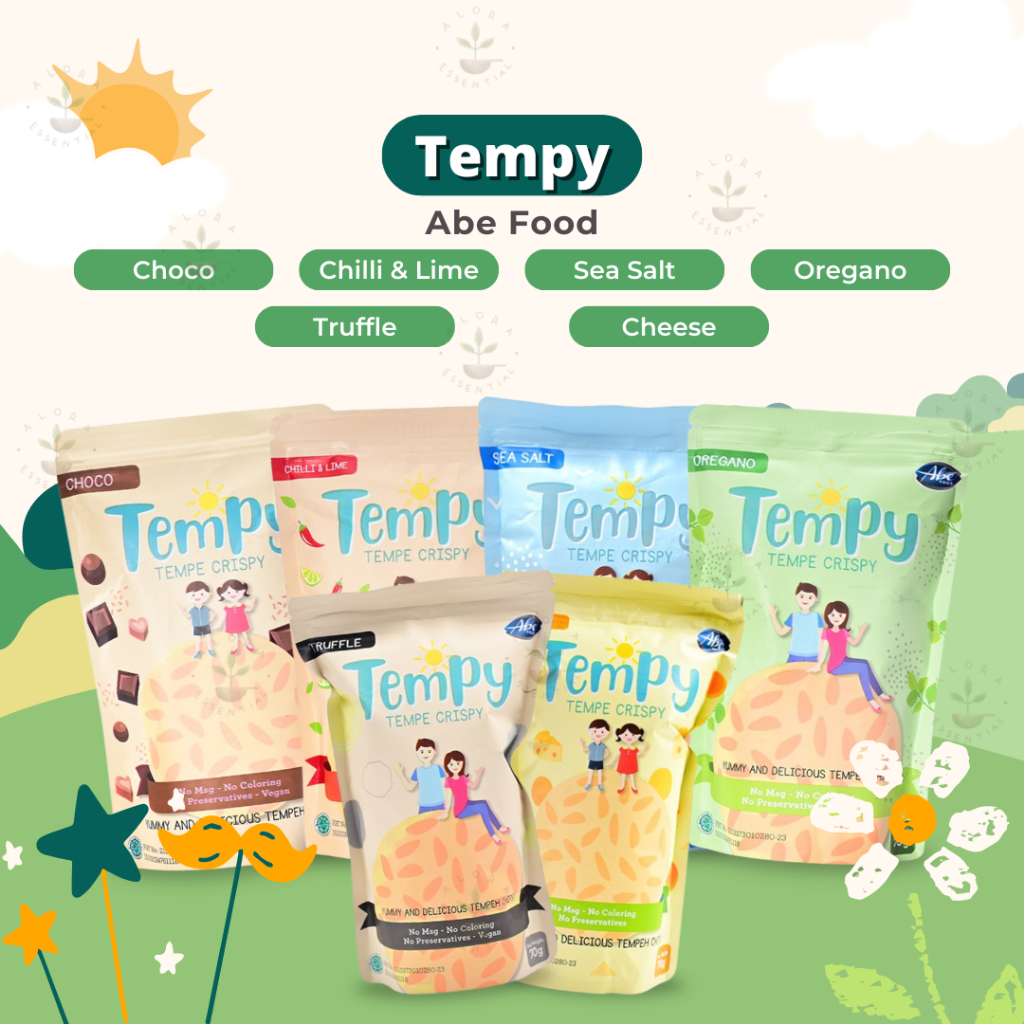 Jual Abe Food Tempy Tempe - Snack Anak - Cemilan Bayi MPASI - Non MSG | Shopee Indonesia