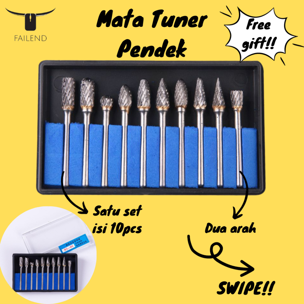 Jual MATA BOR TUNER CUNER PORTING SET ISI 10PCS | Shopee Indonesia