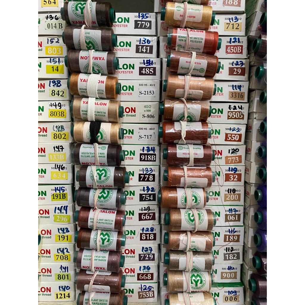 Jual Benang Jahit Yamalon 500 Yard Warna Lengkap (Part 3) | Shopee ...