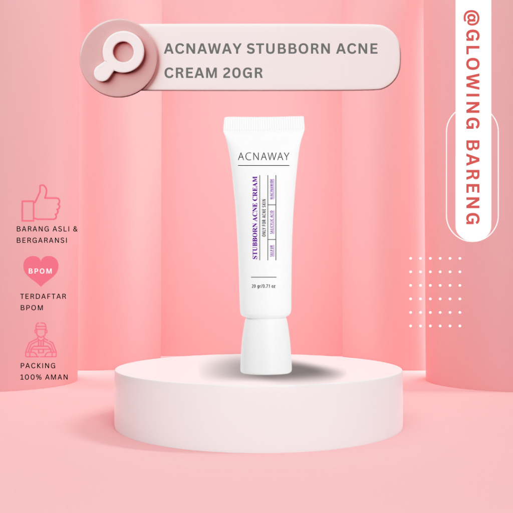 Jual ACNAWAY Stubborn Acne Cream Krim Jerawat Acne Spot Treatment 20gr ...