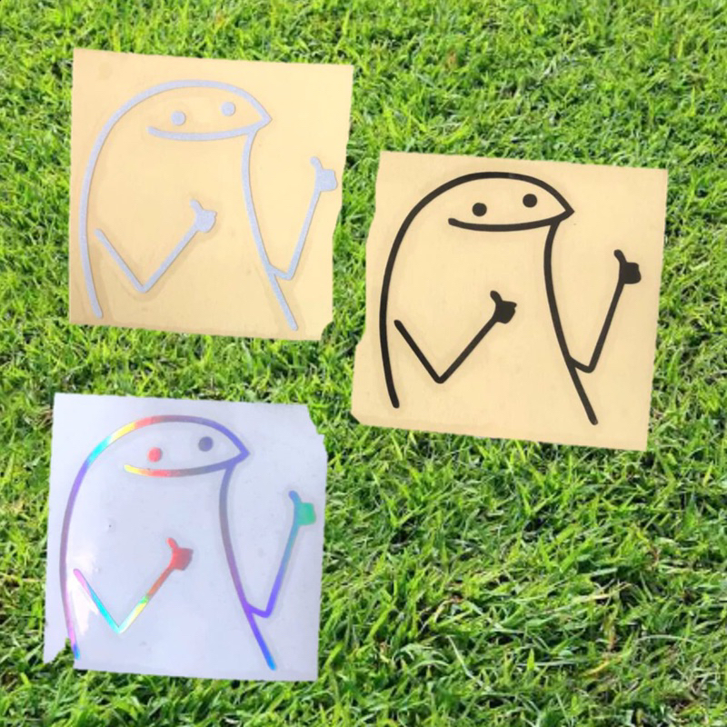 Jual Sticker cutting Middle pucek animasi okay oke lucu Stiker cuting ...