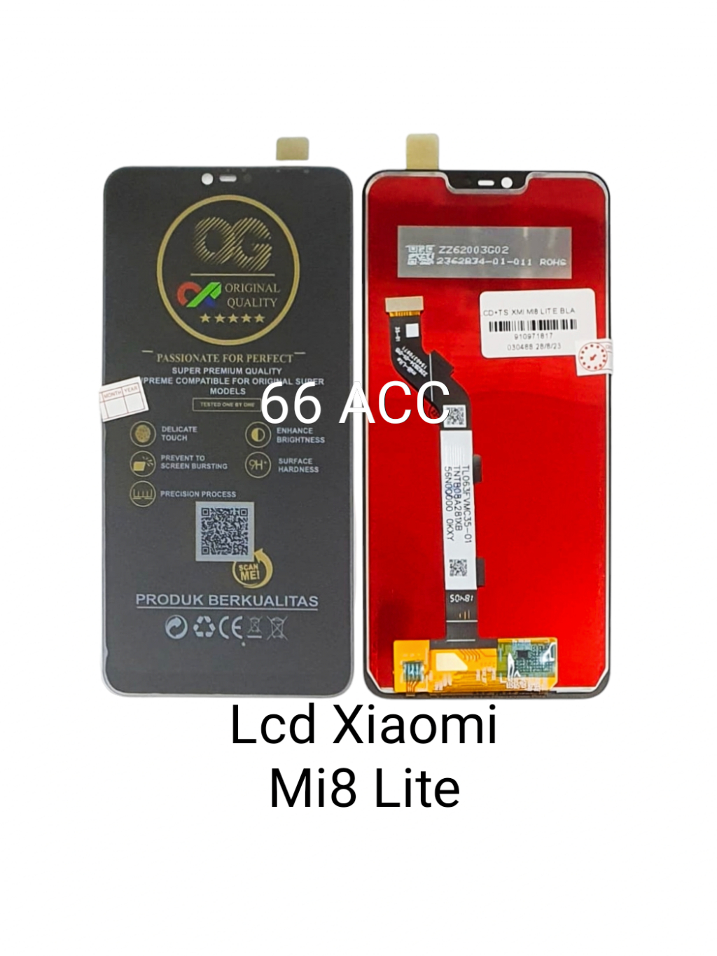 Jual Lcd Xiaomi Mi8 Lite / Mi 8 Lite Fullset + Touchscreen | Shopee ...