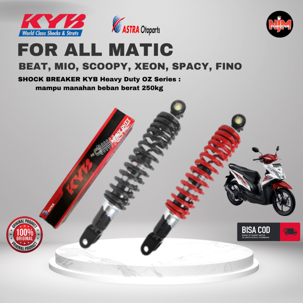 Jual Shock Breaker Heavy Duty KYB OZ71101 Tinggi 330 mm KAYABA Heavy Duty | Shopee Indonesia