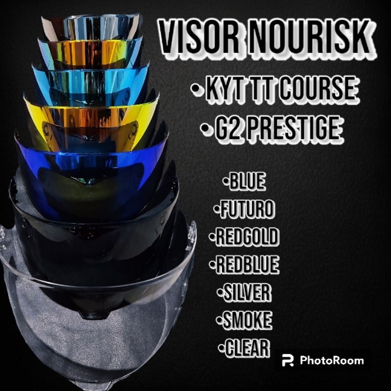 Jual VISOR FLAT IRIDIUM PNP KYT TTC | G2 PRESTIGE | Shopee Indonesia