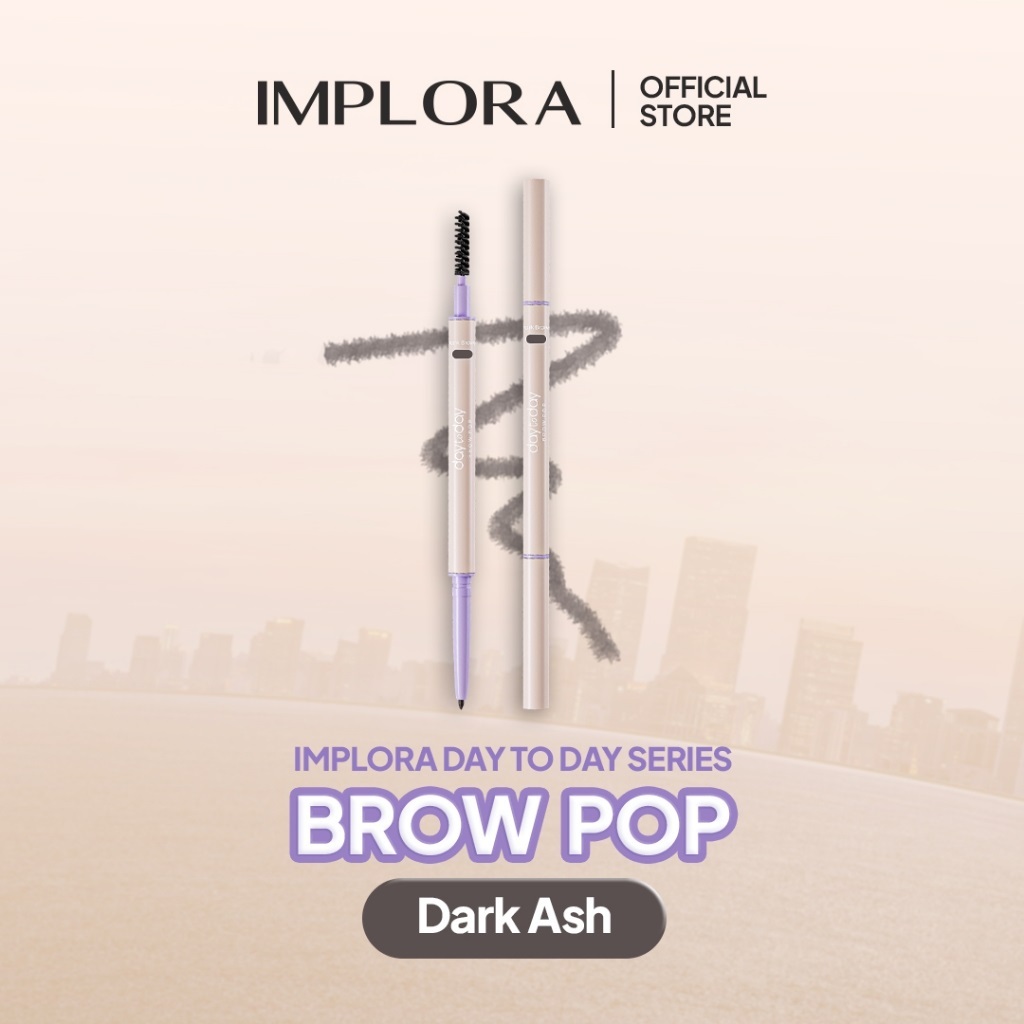 Jual Implora Day To Day Series Brow Pop | Pensil Alis Implora | Shopee ...