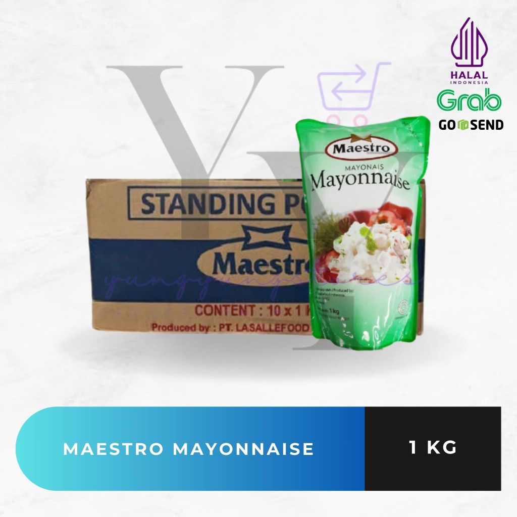 Jual 1 Dus Isi 10 Bungkus Maestro Mayonnaise 1 kg | Shopee Indonesia