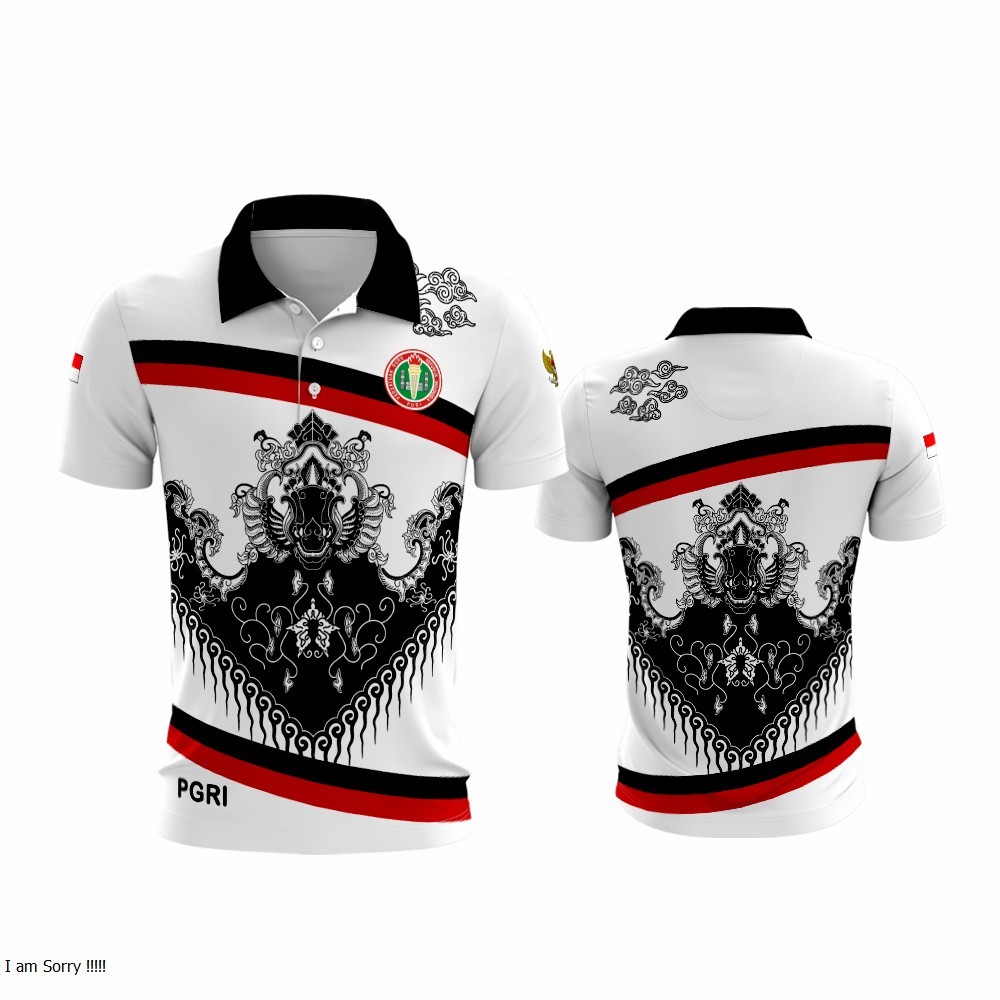 Jual Baju guru pgri Pria Kaos Polo Batik PGRI Pramuka / Baju Batik ...