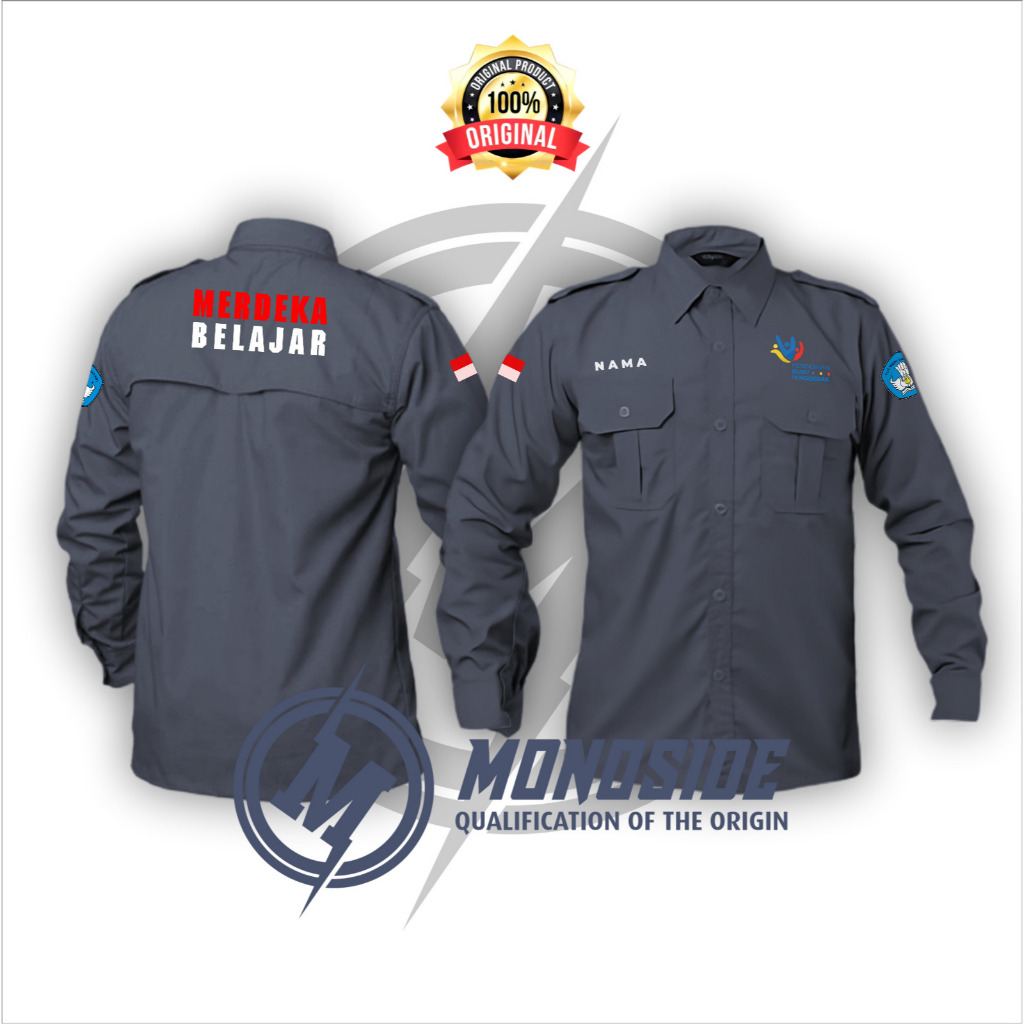 Jual KEMEJA PDL PDH / KEMEJA KANTOR / KEMEJA LAPANGAN / KEMEJA PDL MERDEKA BELAJAR / CUSTOM FULL ...