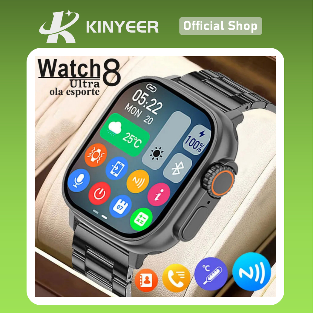 Jual Jam Tangan Smartwatch TheWatch Series 8 ULTRA PRO - Titanium IP67 ...