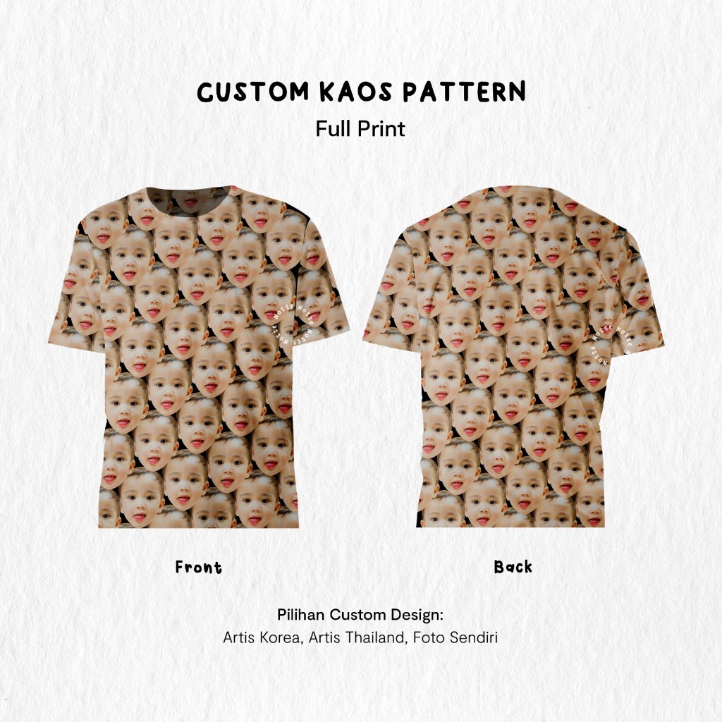 Jual Kaos Jersey Dryfit Tin Custom Face Pattern Full Print Dewasa Pria ...