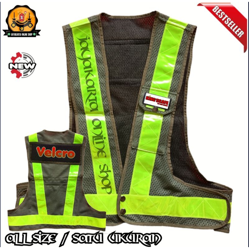 Jual ROMPI SAFETY V TERBARU DOUBLE JARING-ROMPI SAFETY CUSTOM-ROMPI ...