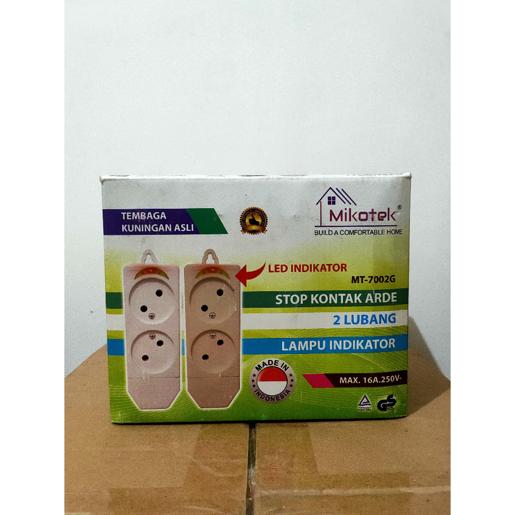 Jual MIKOTEK STOP KONTAK MT-7002G - MT-7005G | Shopee Indonesia