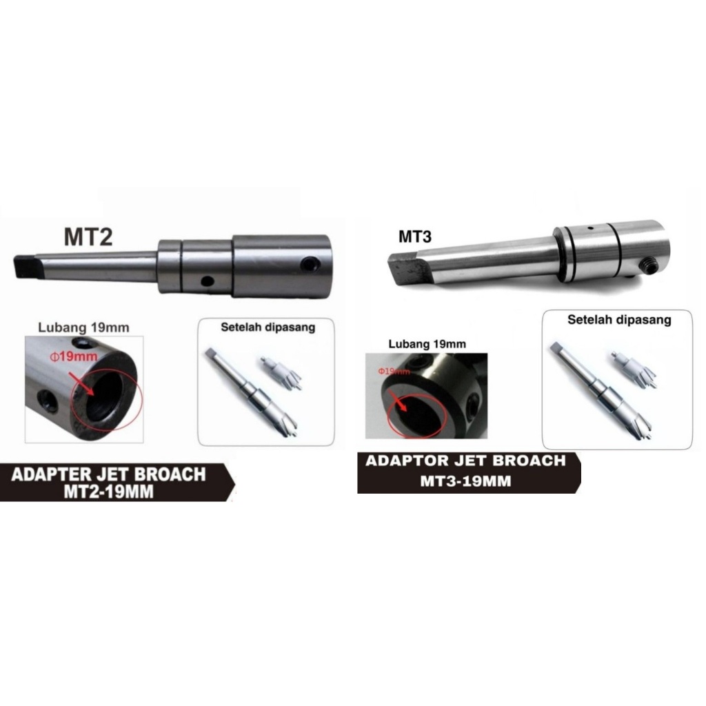 Jual ADAPTOR BOR MAGNET JET BROACH MT2 MT3 Jet brot adapter bor kones ...