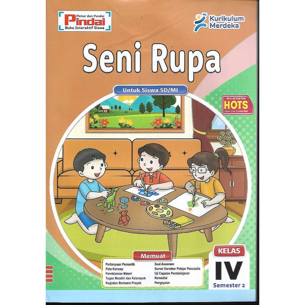 Jual LKS Seni Rupa kurikulum Merdeka Kelas 4 SD/MI Semester 2 | Shopee Indonesia