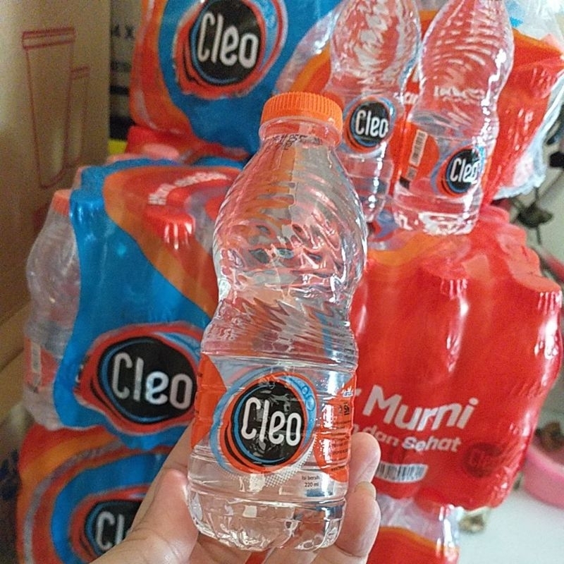 Jual Cleo air murni kemasan 220ml (1 bal isi 24pcs) | Shopee Indonesia