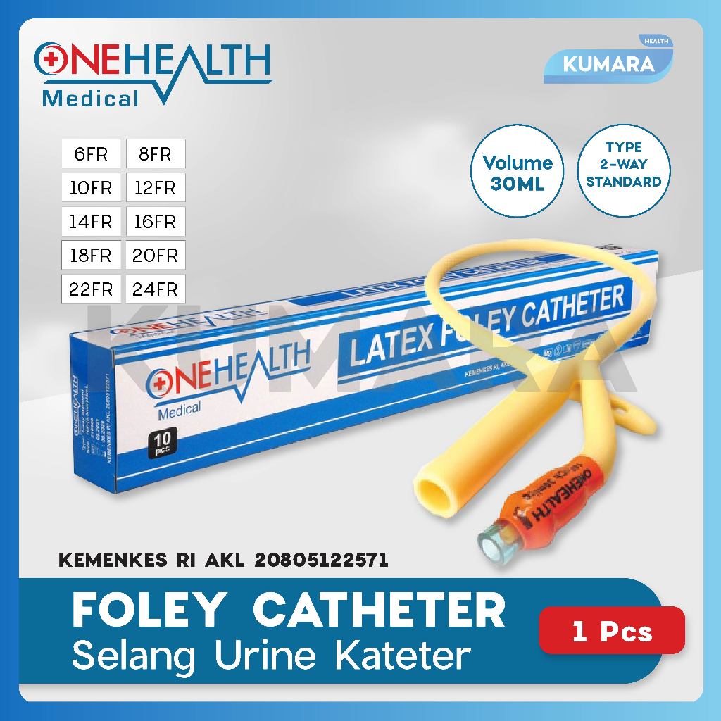 Jual ONEHEALTH - Foley Catheter Latex / Selang Urine / Kateter Urin Pcs ...