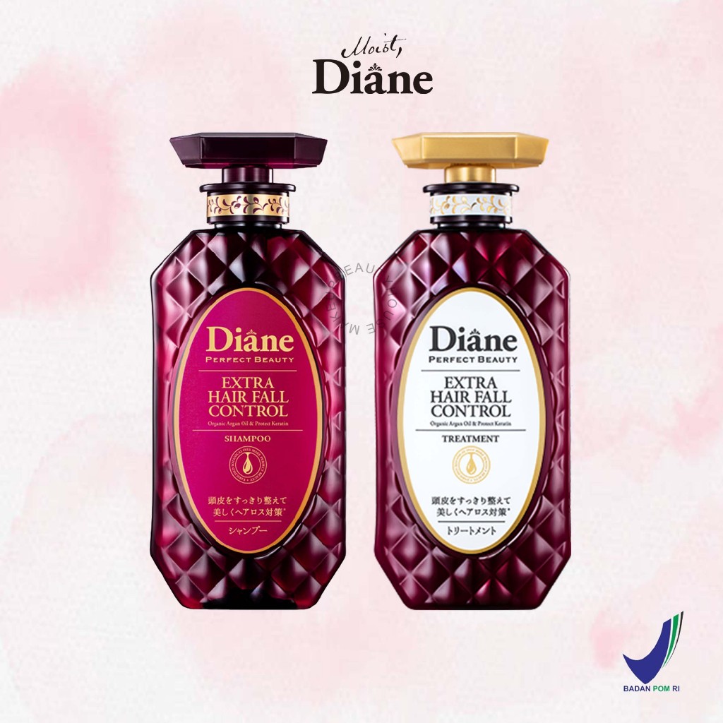 Jual MOIST DIANE Extra Hair Fall Control Shampoo / Treatment 450ml ...