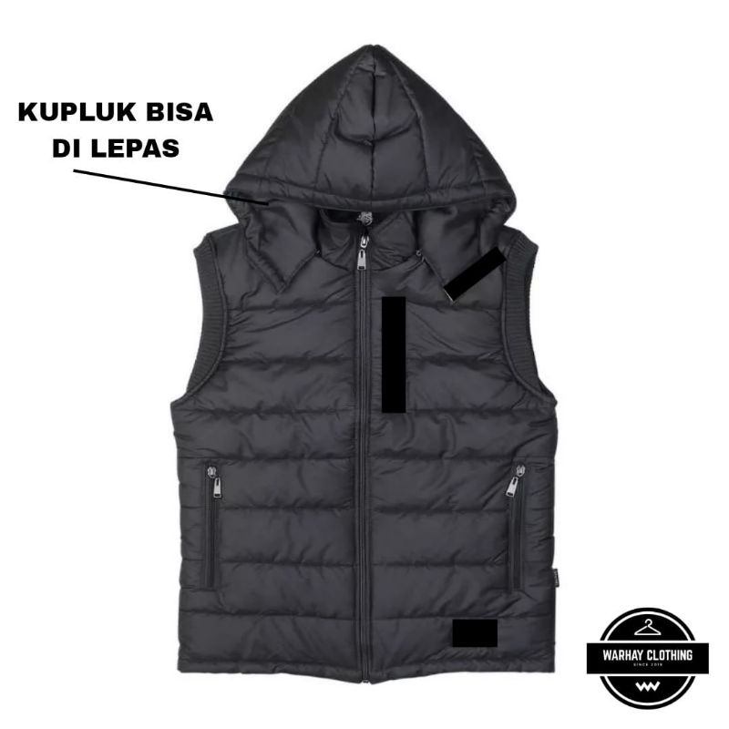 Jual Rompi motor tebal pria wanita unisex Rompi kupluk Rompi Unisex ...