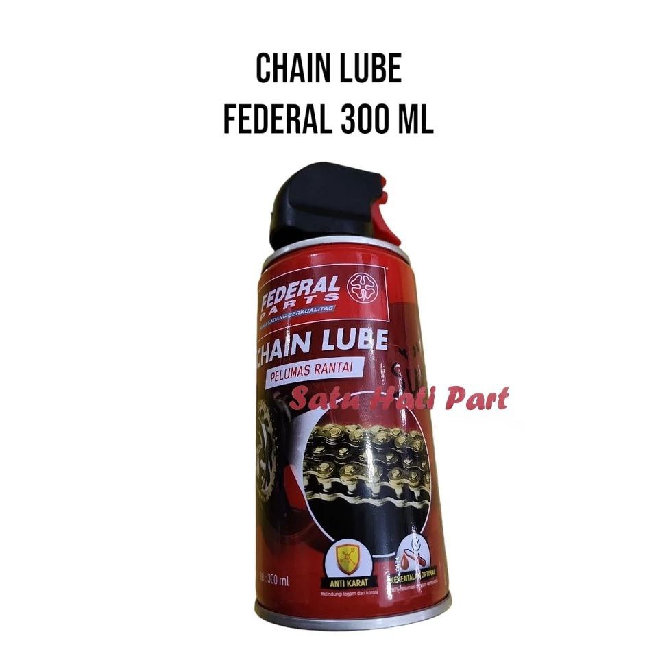 Jual CHAIN LUBE PELUMAS MINYAK RANTAI 300ML MERK FEDERAL | Shopee Indonesia