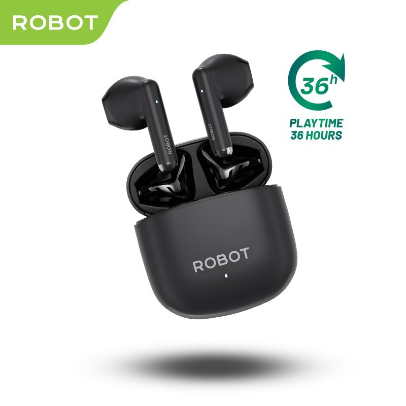 Jual ROBOT T80 Headset TWS Wireless Earphone Airbuds Original | Shopee ...