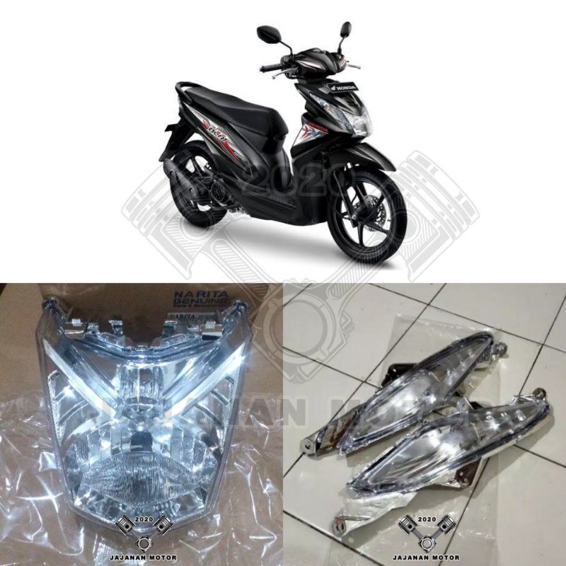 Jual REFLEKTOR LAMPU DAN SEN DEPAN HONDA BEAT FI 2013 2014 2015 2016 ...