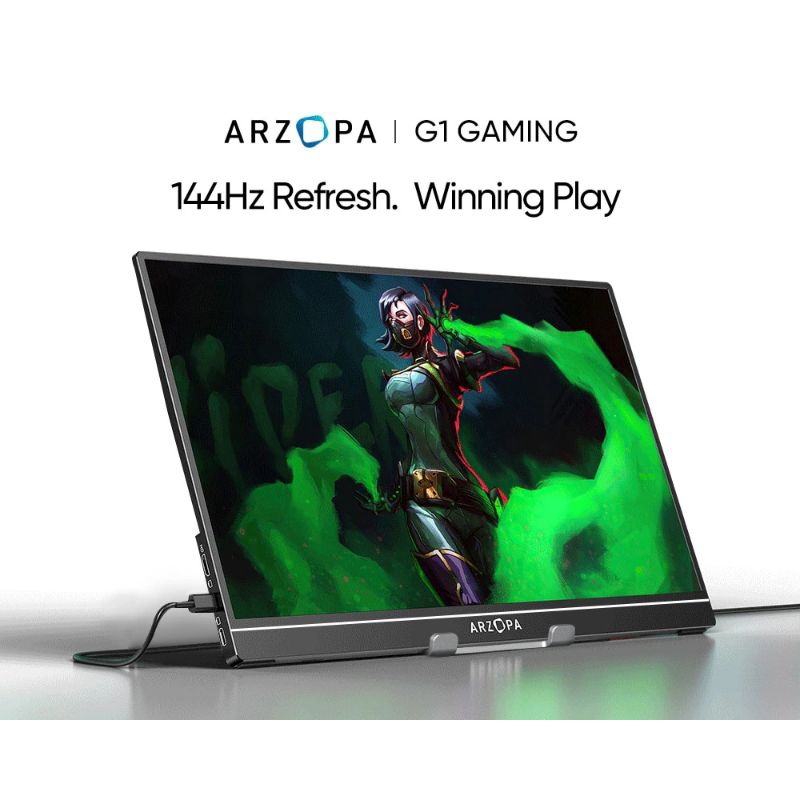 Jual ARZOPA G1 Game Portable monitor 15.6" 144hz 1080P FHD Portable ...