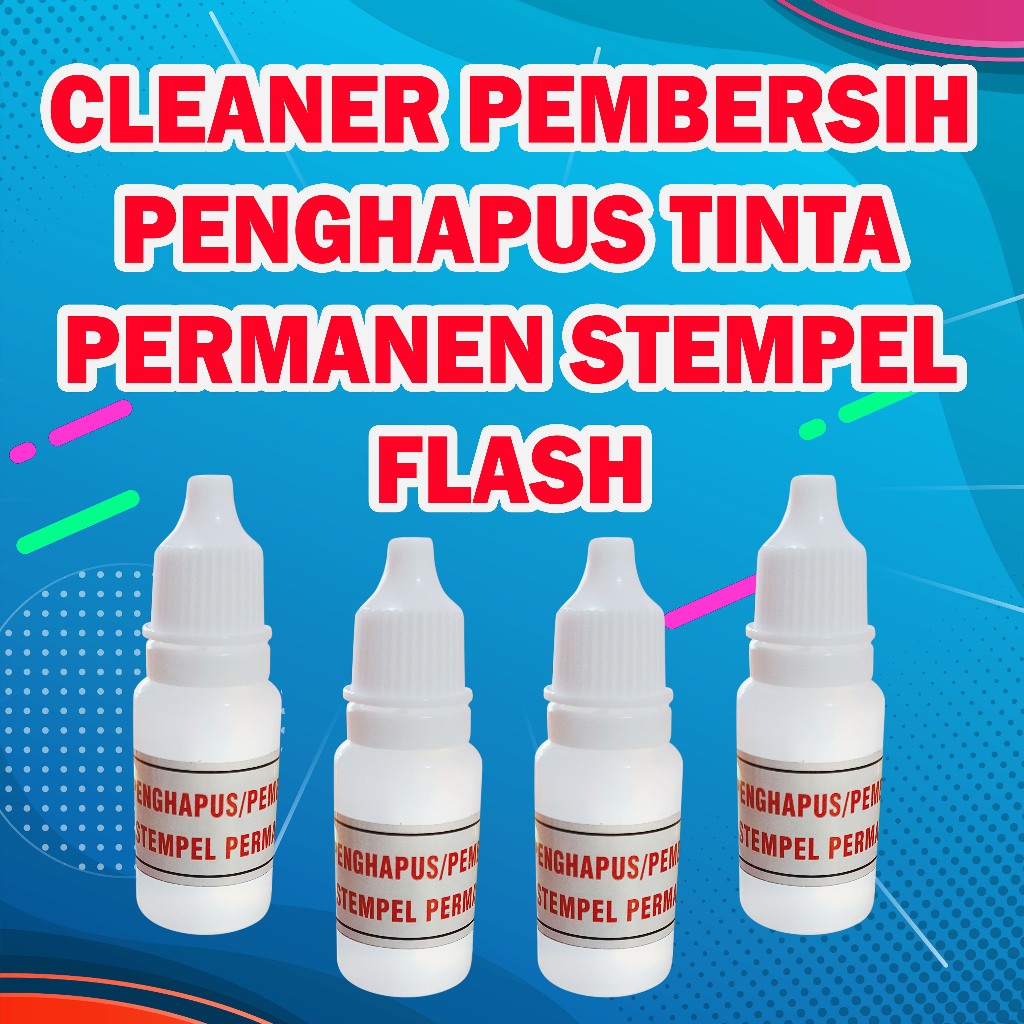 Jual Cleaner penghapus TInta Permanen Stempel Flash | Shopee Indonesia