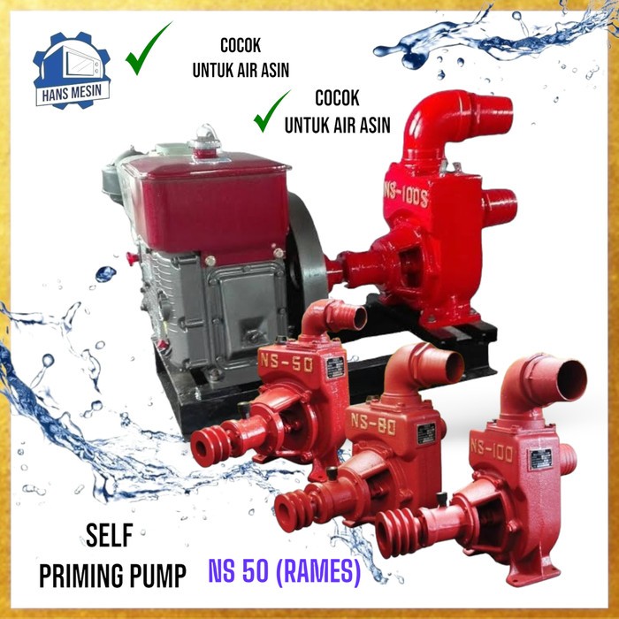 Jual Pompa air irigasi 2 inch NS 50 Self Priming Pump | Shopee Indonesia
