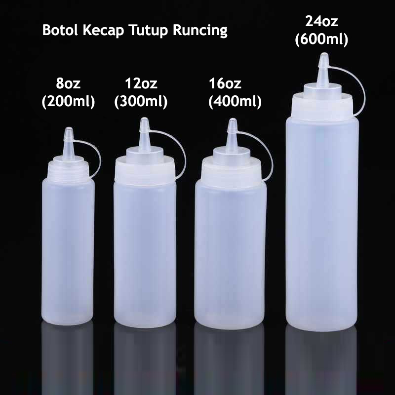 Jual Botol Kecap / Botol Saos Mayonaise / Botol Kecap / Botol Cuka/ Botol Susu Kental Manis PP ...