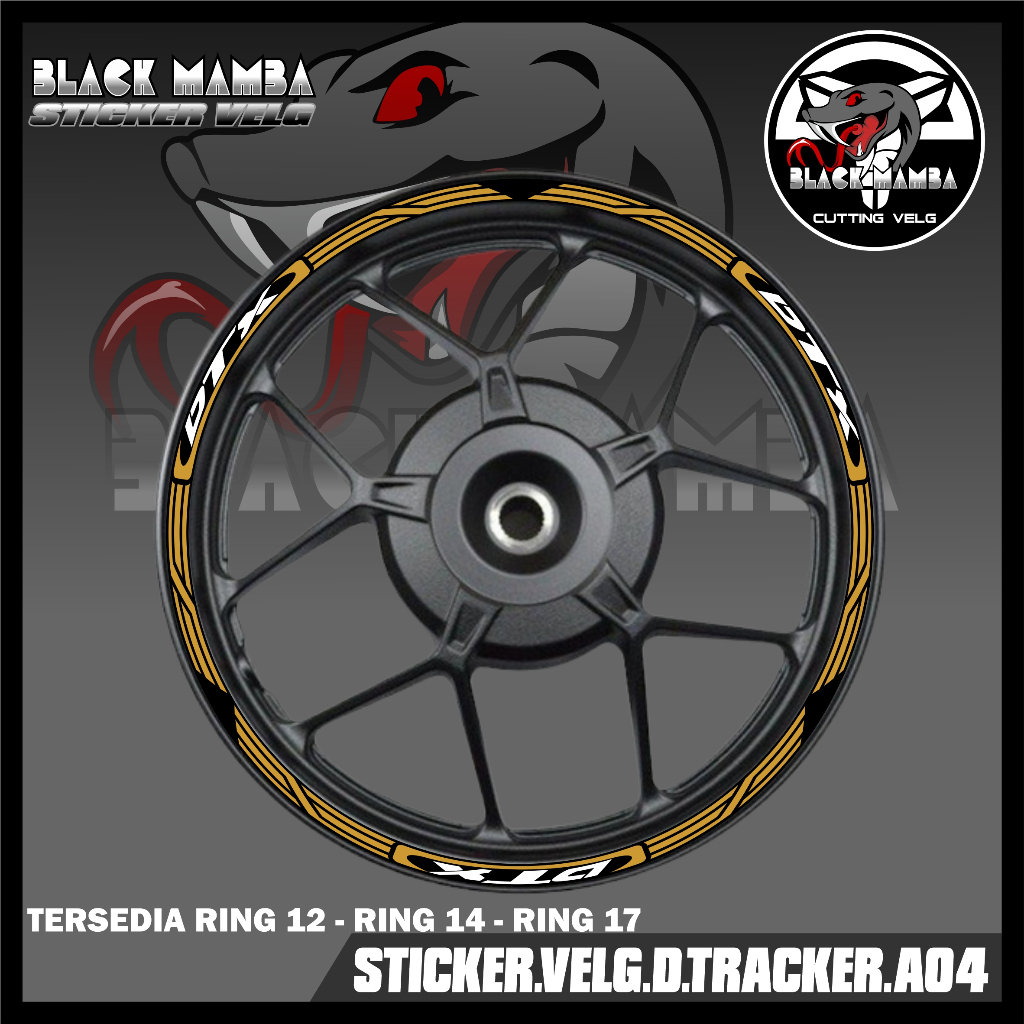 Jual STICKER VELG D-TRACKER- STIKER LIS LIST VARIASI BAN/VELG KAWASAKI ...