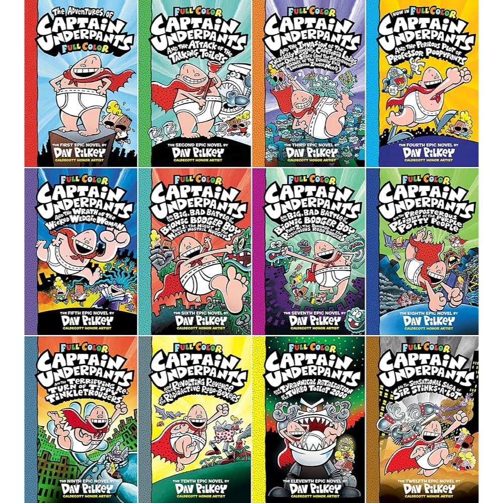 Jual The Captain Underpants Full Color Collection | Shopee Indonesia