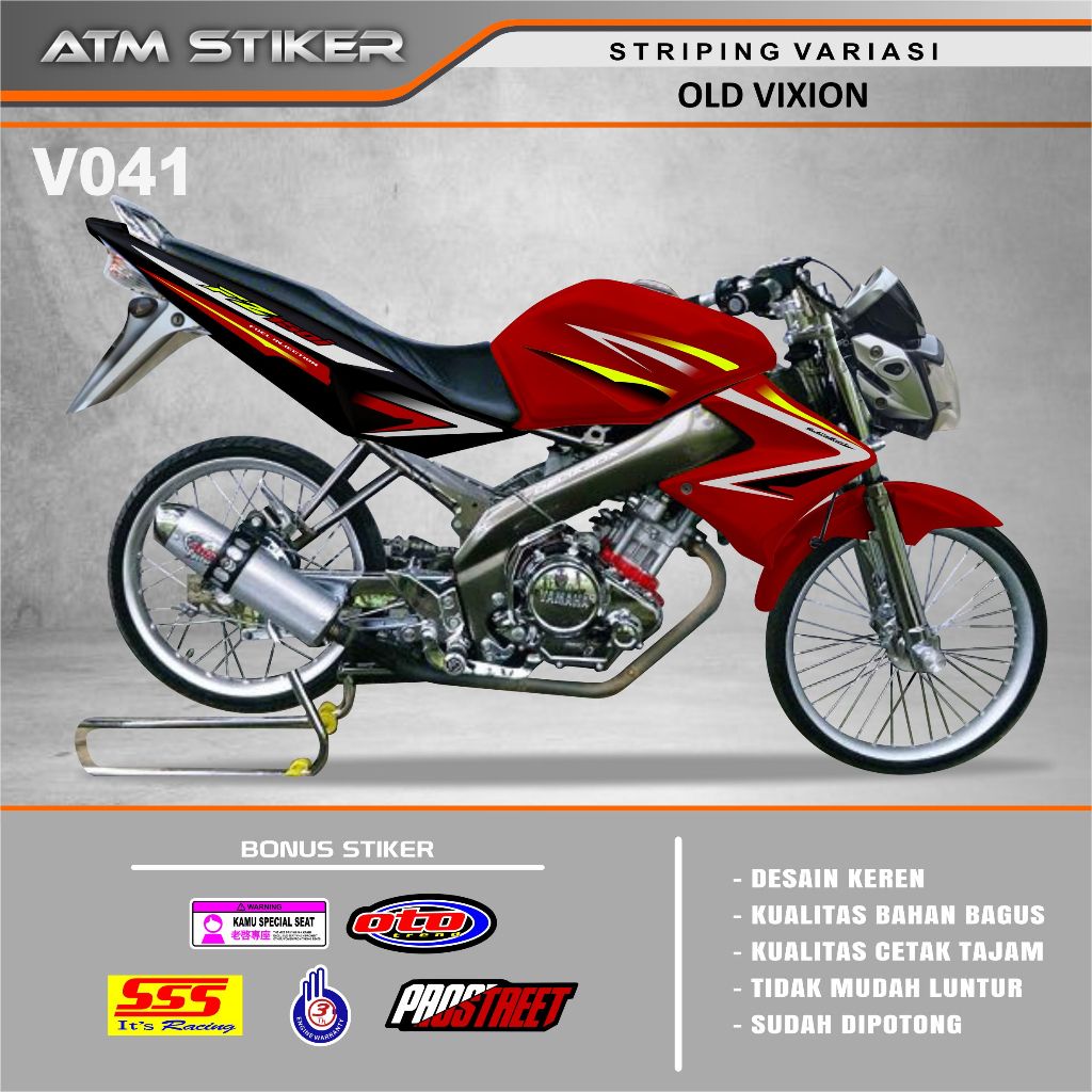 Jual Stiker striping vixion old variasi | Shopee Indonesia