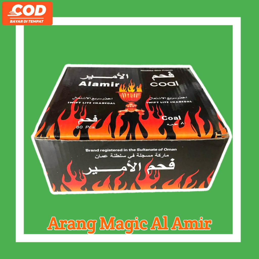 Jual Arang Al Amir Coal 1 Box Isi 8 Roll / Al Amir Isi 10 Arang / Arang ...