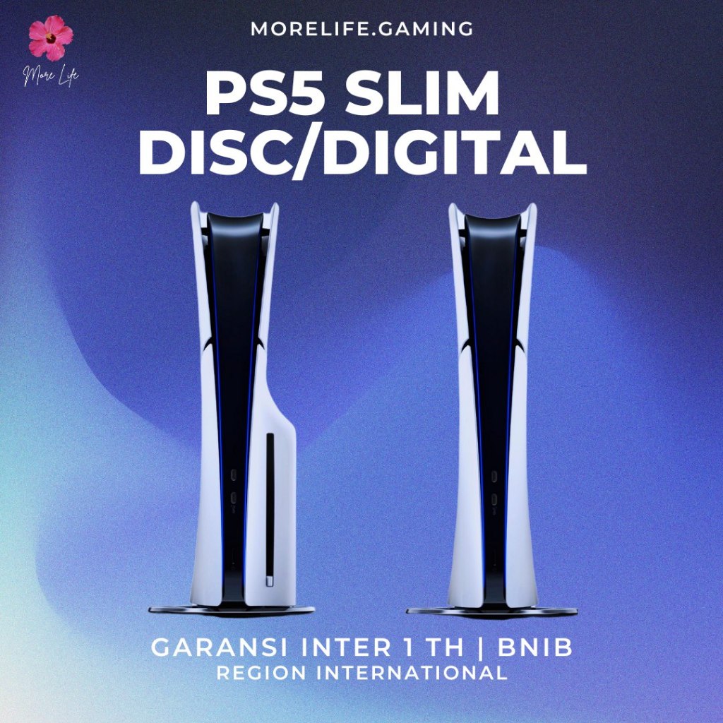 Jual PS5 Slim Disc Edition, PS5 Slim Digital Edition, Resmi Indonesia ...