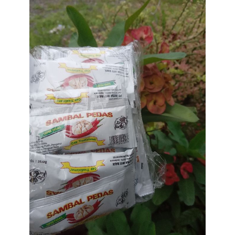 Jual Sambal Sachet 25 pcs / pack. PT Mitra Inti Rasa(Saus) | Shopee ...