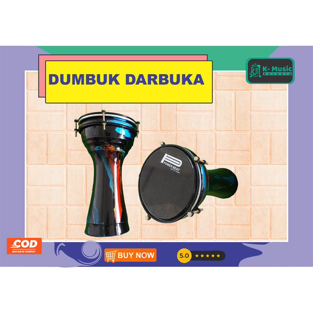 Jual Dumbuk darbuka Alat musik perkusi 8 inch rebana hadroh | Shopee ...