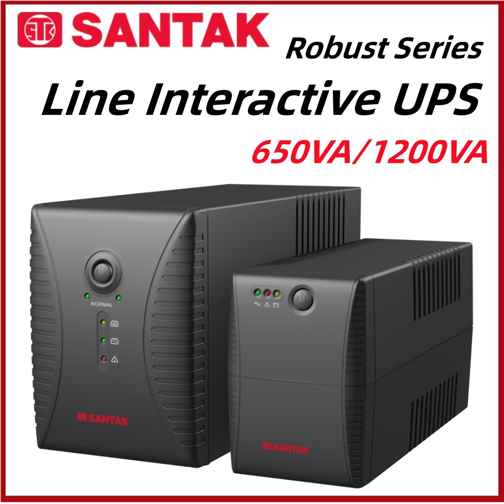 Jual SANTAK 650VA/1200VA UPS Power Backup Battery with AVR For Computer, Modem,Router ...